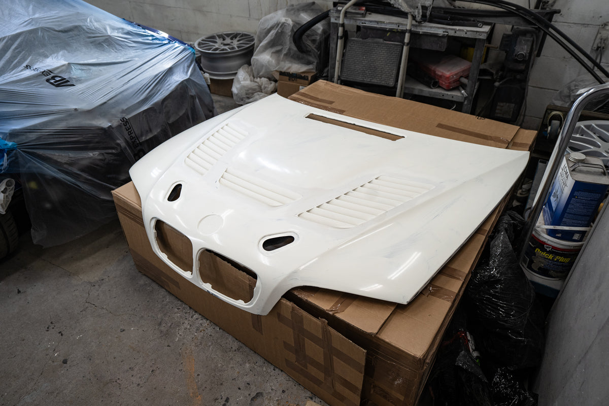 E46 M3 GTR Vented Carbon Hood – EuroConnex